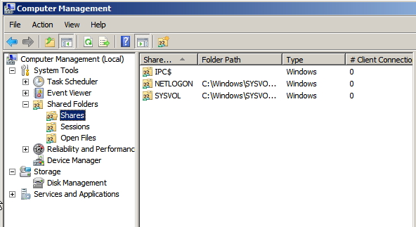 How to remove administrative shares in Windows Server 2008? | IT Blog