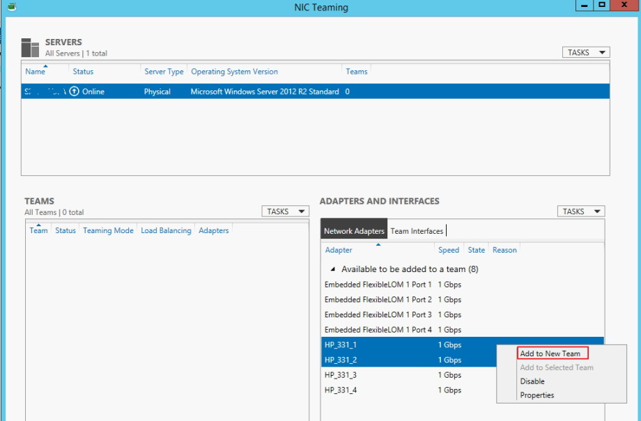 Windows Server 2012R2: How to configure NIC Teaming | IT Blog