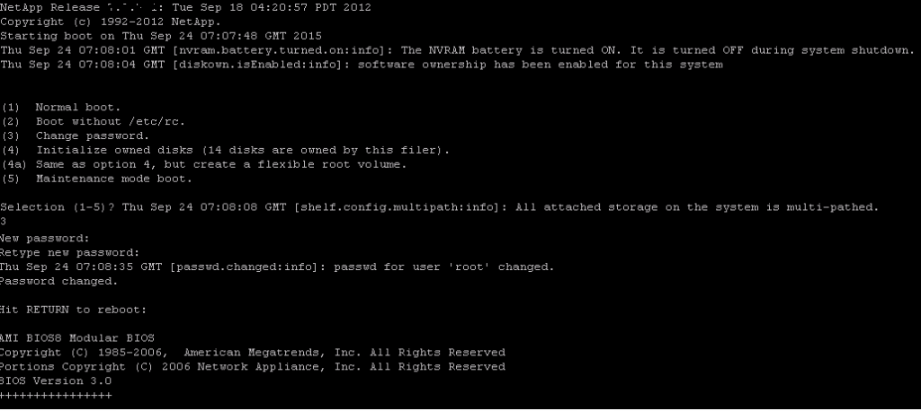NetApp FAS: How to reformat storage | IT Blog