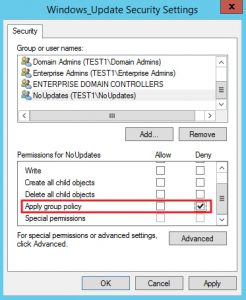 How to: Exclude user or computer from Group Policy | IT Blog