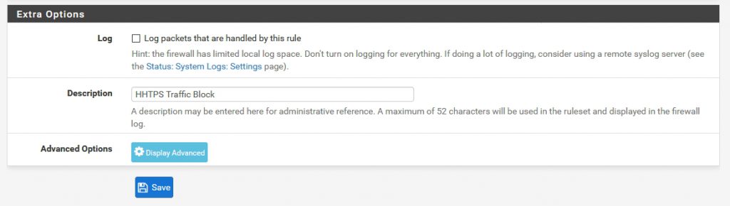 How to define firewall rules on pFSense | IT Blog