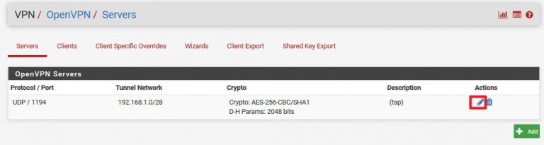 OpenVPN on pFSense: Enable access to the LAN resources | IT Blog