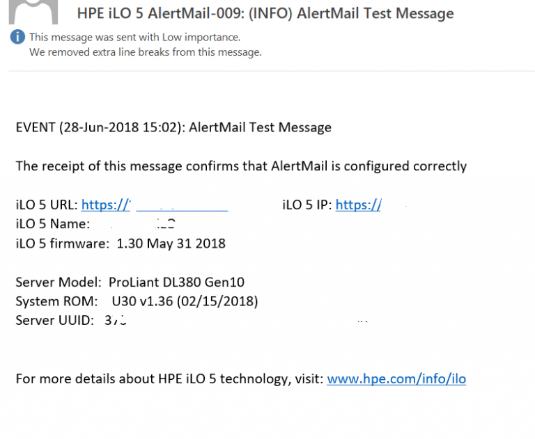 How to setup HP iLO AlertMail | IT Blog