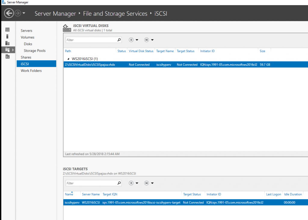 How to setup Windows Server 2016 as iSCSI Target | IT Blog