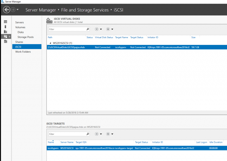 How to setup Windows Server 2016 as iSCSI Target | IT Blog
