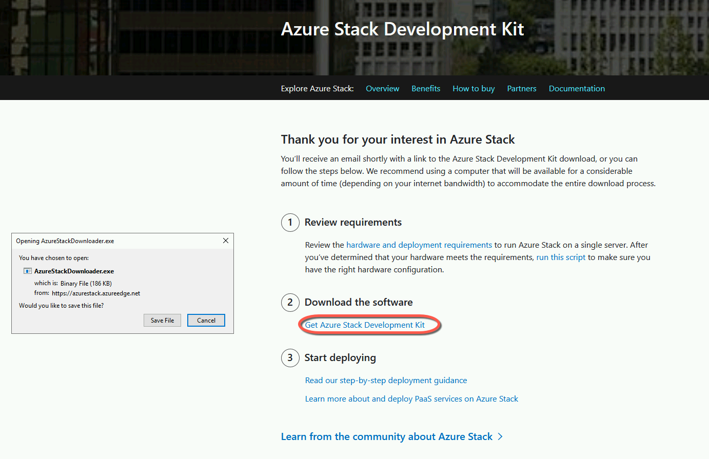 How to install ASDK - Azure On-Premises? | IT Blog