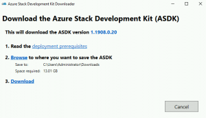 How to install ASDK - Azure On-Premises? | IT Blog