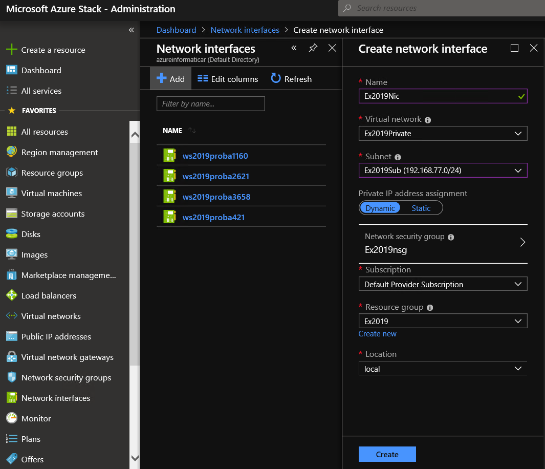 Create A Vm In Azure Stack Asdk From Uploaded Vhd It Blog