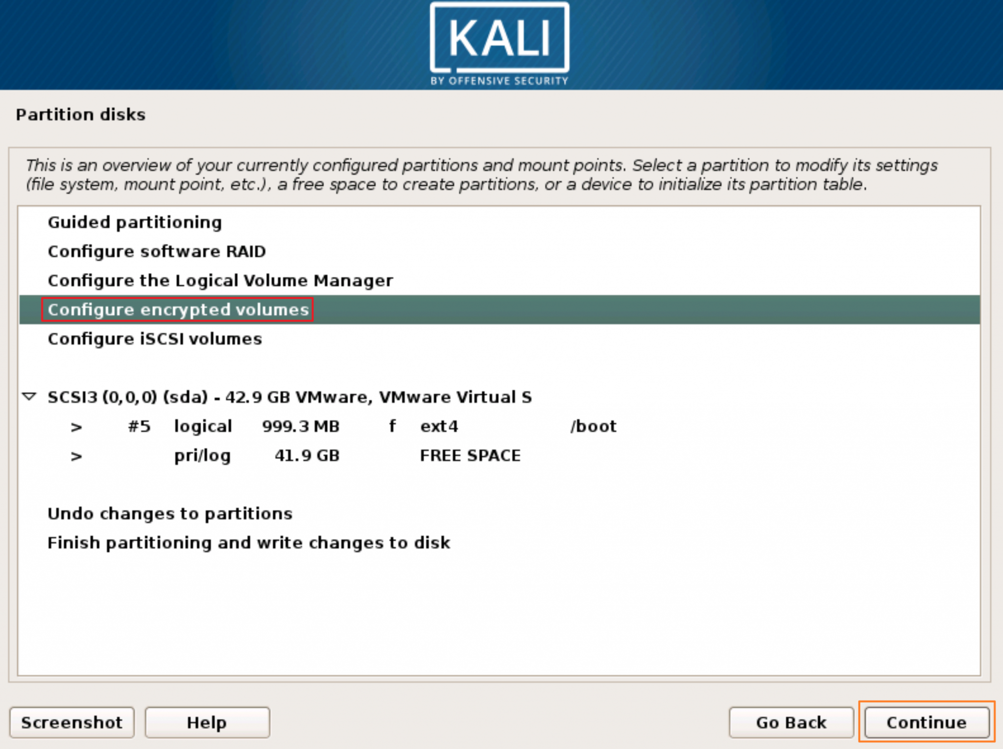 How To Manually Partition And Encrypt Kali Linux It Blog