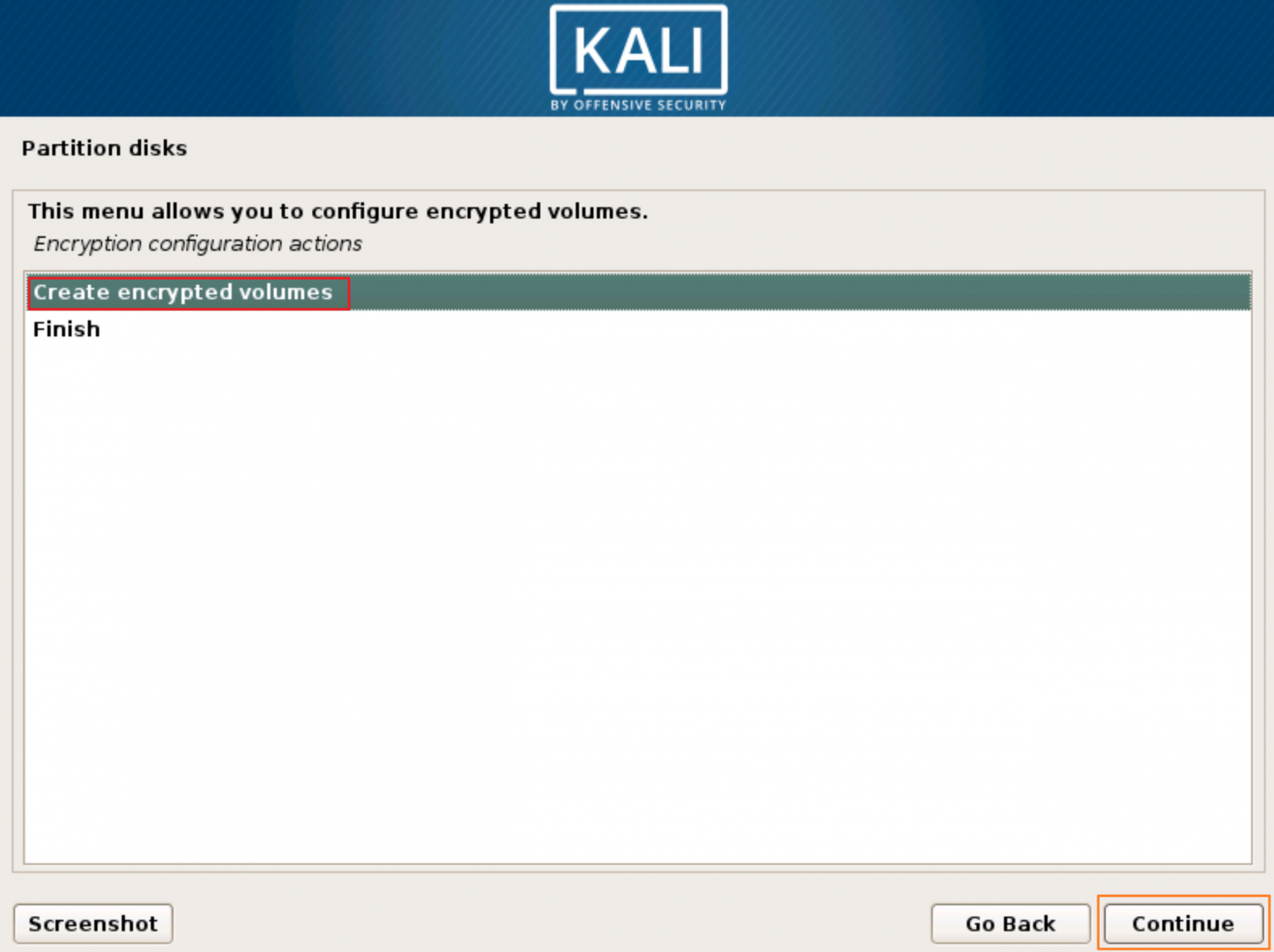 How To Manually Partition And Encrypt Kali Linux It Blog