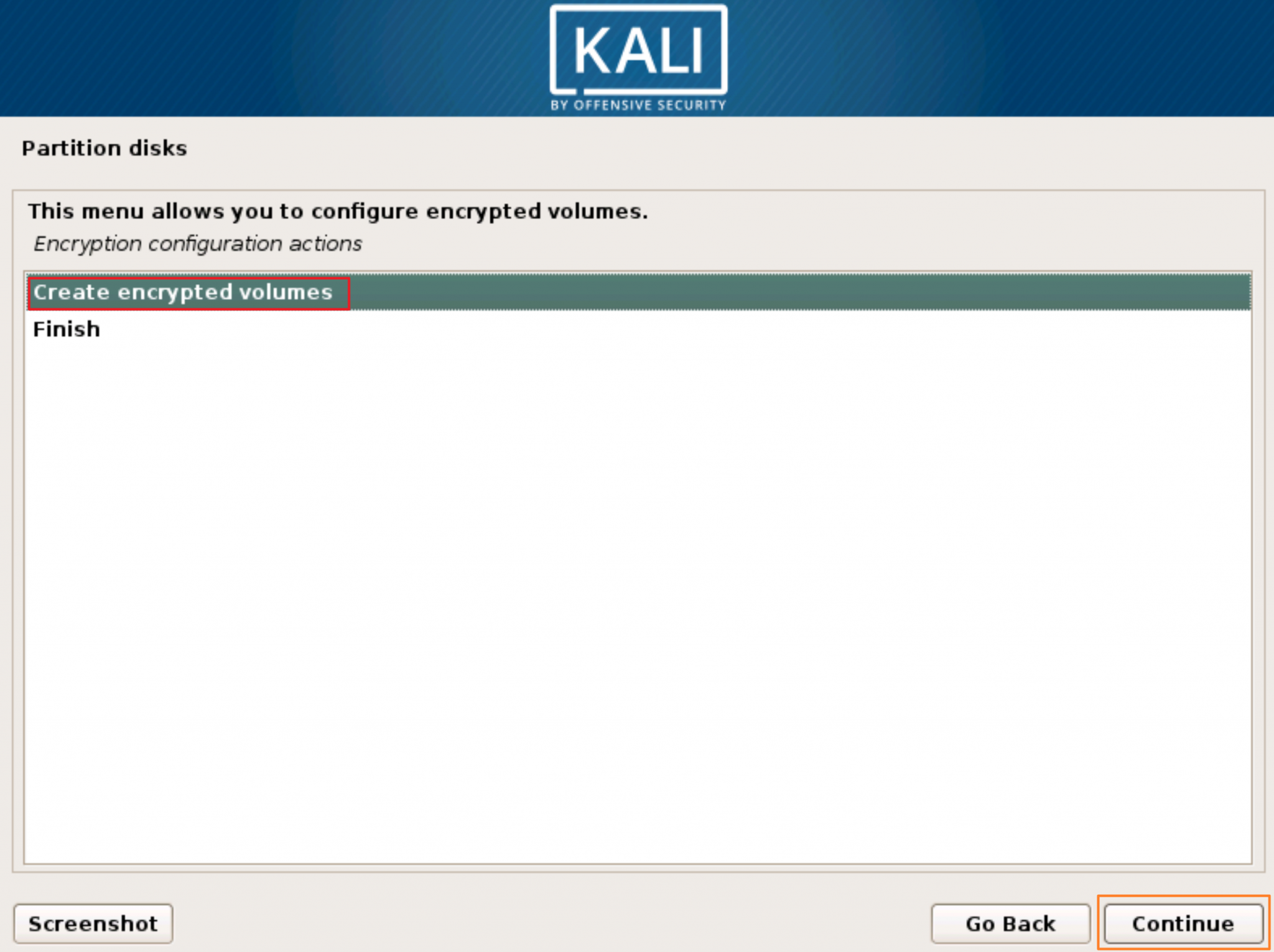 How To Manually Partition And Encrypt Kali Linux It Blog
