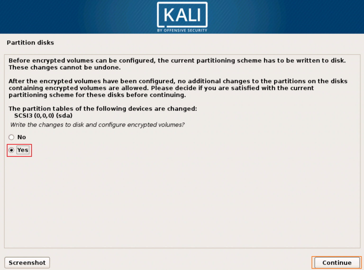 How To Manually Partition And Encrypt Kali Linux It Blog