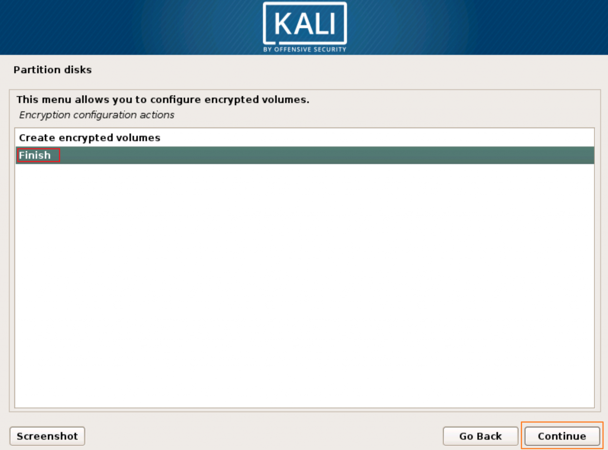 How To Manually Partition And Encrypt Kali Linux It Blog