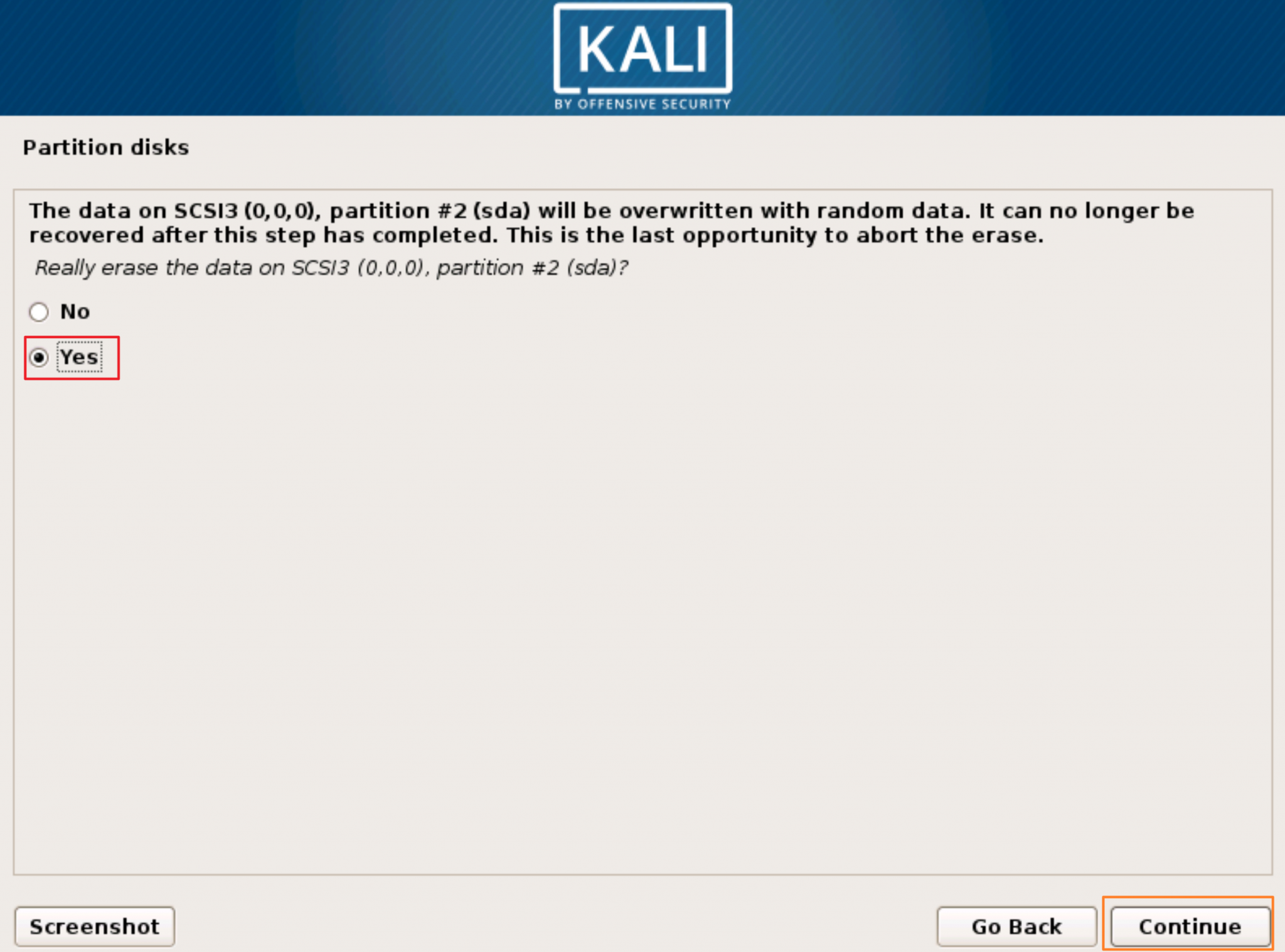 How To Manually Partition And Encrypt Kali Linux It Blog