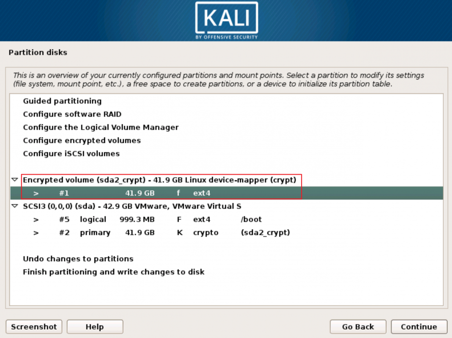 How to Manually Partition and Encrypt (Kali) Linux | IT Blog