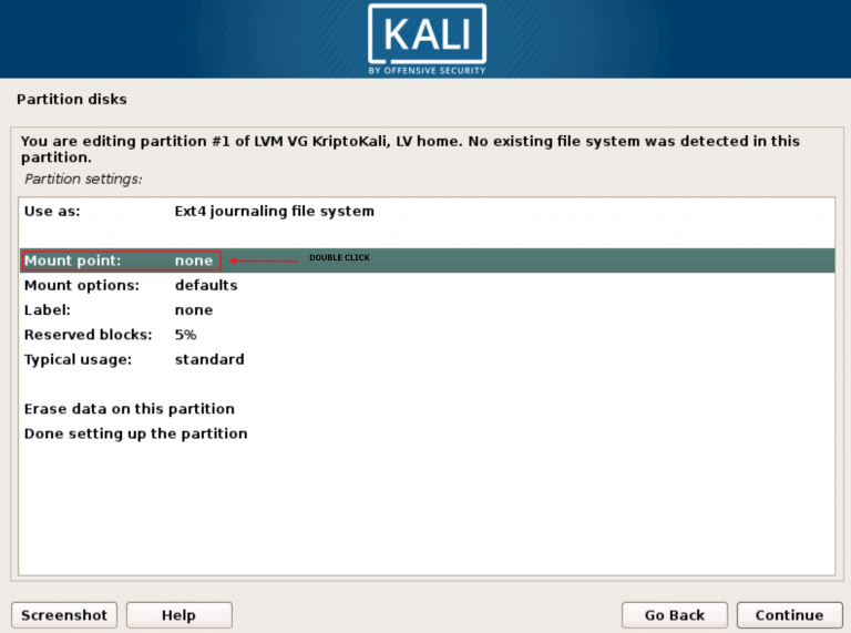 How to Manually Partition and Encrypt (Kali) Linux | IT Blog