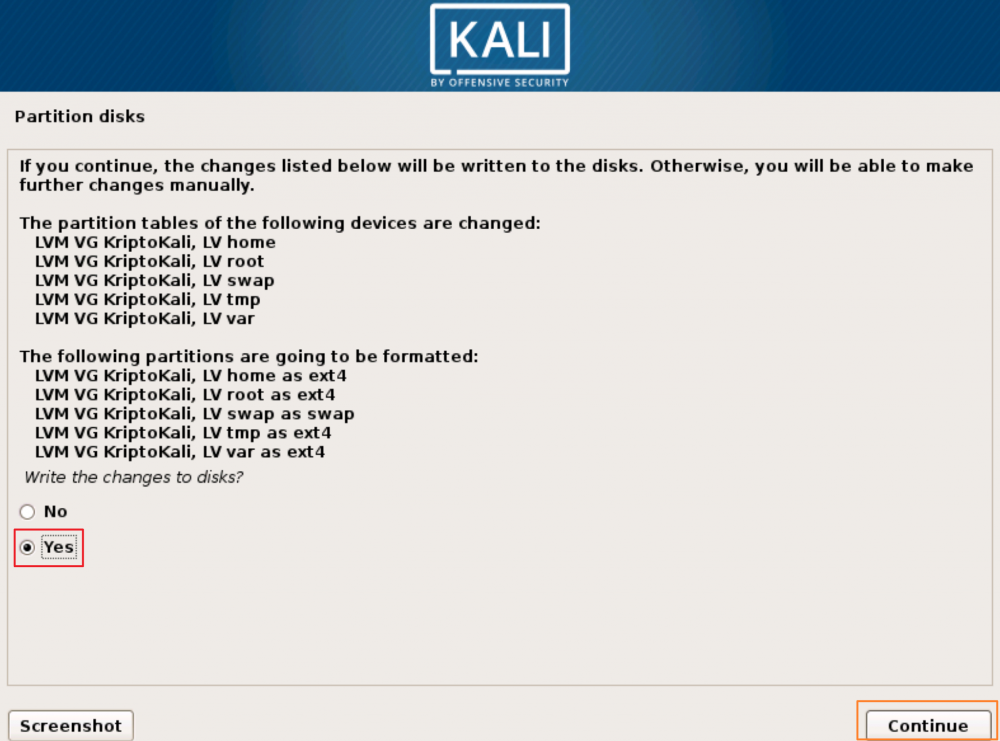 How To Manually Partition And Encrypt Kali Linux It Blog