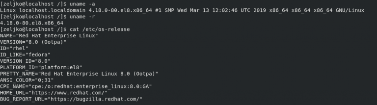 How to check Red Hat OS version & update OS | IT Blog