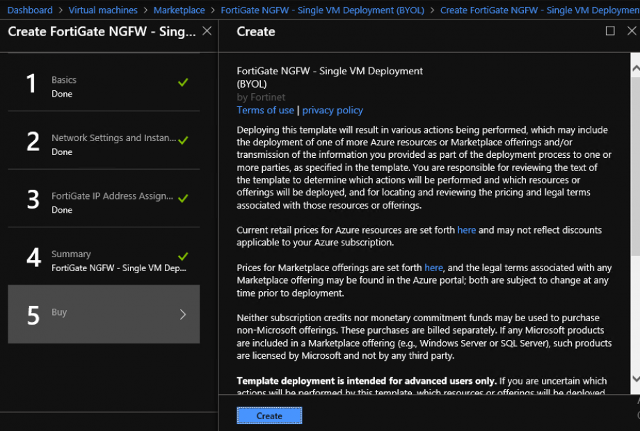 How To Install And Configure Fortigate Vm On Azure Stack It Blog