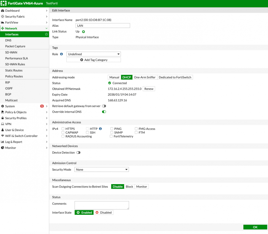 How To Install And Configure Fortigate Vm On Azure Stack It Blog