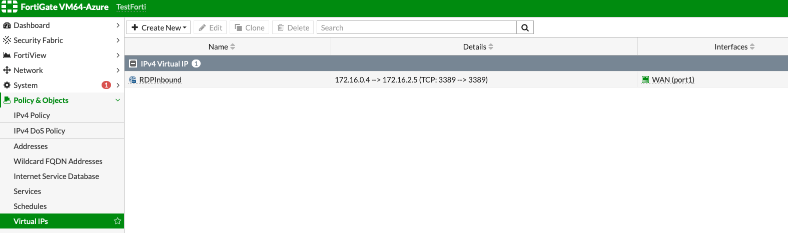 How to Access VMs behind Fortigate in Azure Stack? | IT Blog