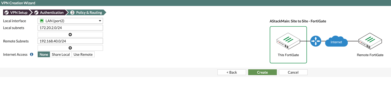 How to create Site to Site VPN in Azure Stack (with Fortigate) | IT Blog
