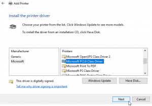 How to create virtual printer for testing purposes | IT Blog