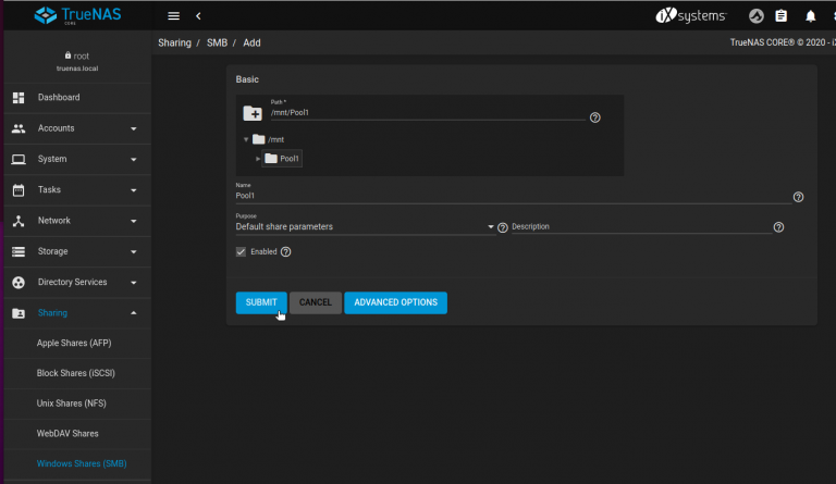 How to create Windows File share in TrueNAS | IT Blog