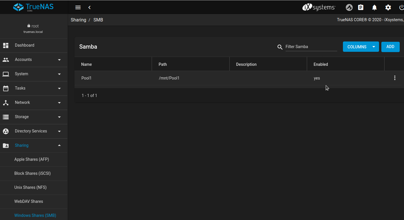 How to create Windows File share in TrueNAS | IT Blog