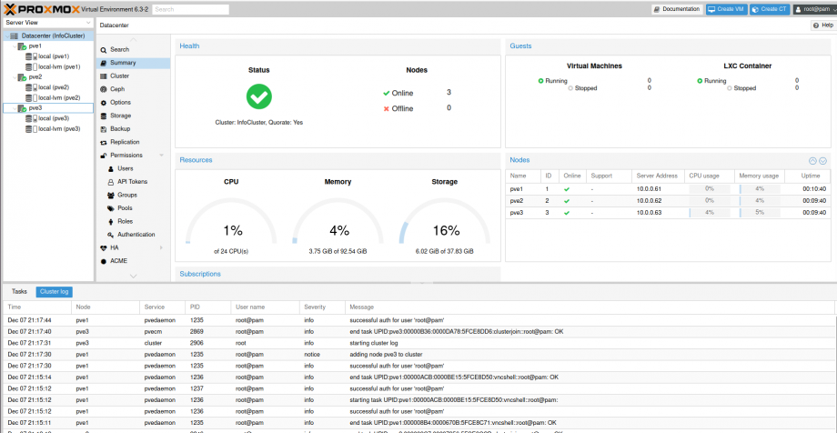 How to setup Proxmox Cluster/HA | IT Blog