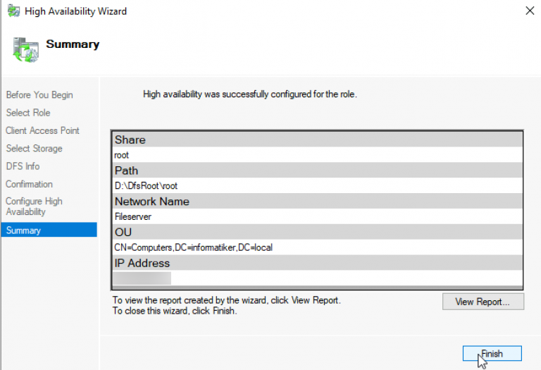 How to create File Share cluster (DFS) on Windows Server | IT Blog
