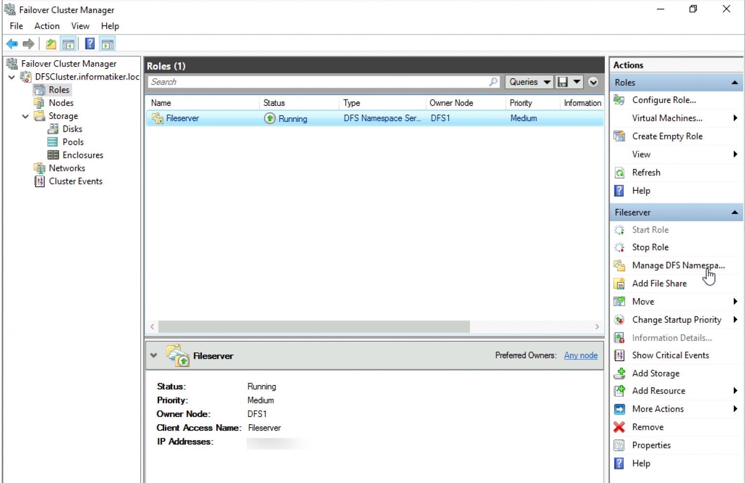 How To Create File Share Cluster Dfs On Windows Server It Blog