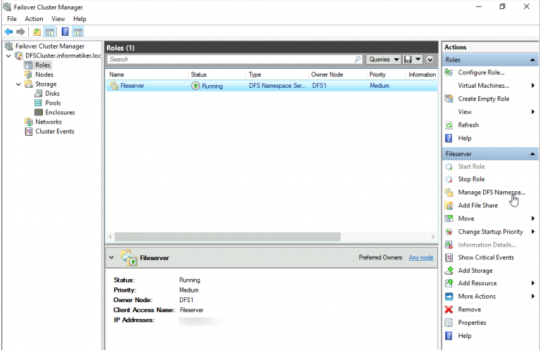How To Create File Share Cluster Dfs On Windows Server It Blog