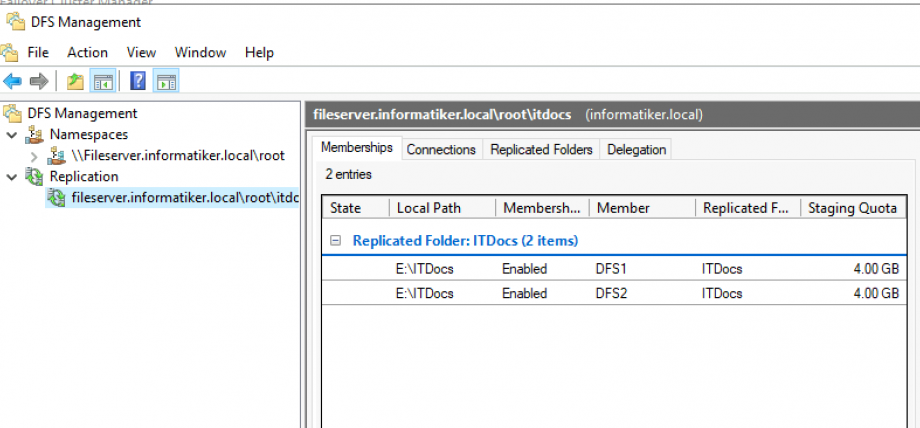 How To Create File Share Cluster Dfs On Windows Server It Blog