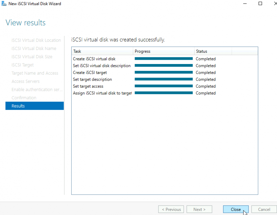 Create ISCSI Target cluster on Windows Server 2019 | IT Blog