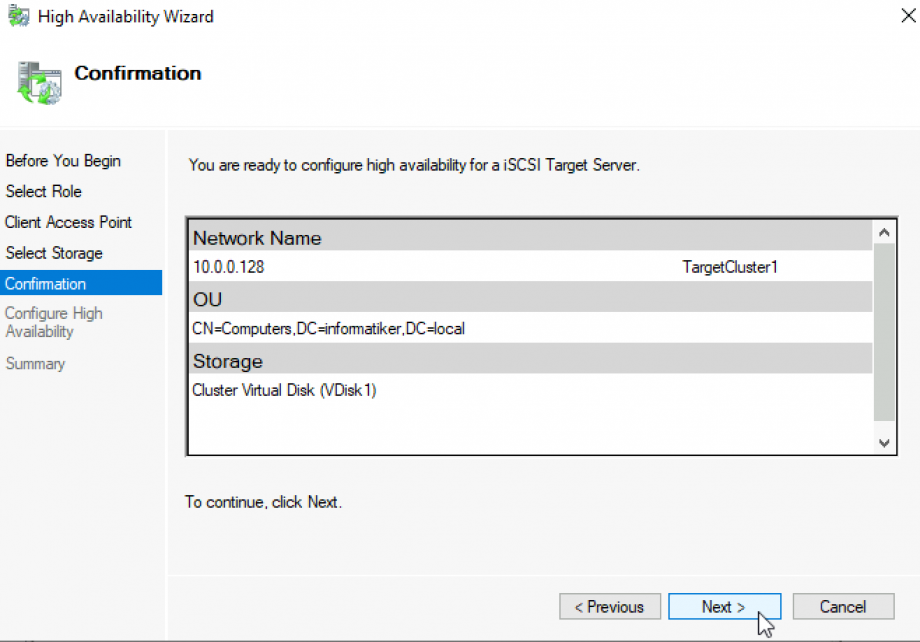Create ISCSI Target cluster on Windows Server 2019 | IT Blog