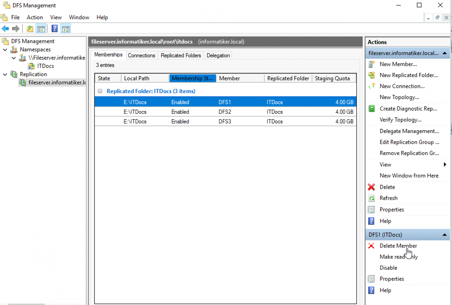 How to remove node from File Share Cluster (DFS) on Windows Server | IT Blog