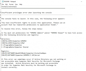 Accessing SMSMSE 7.10 on multiple servers via central console (Symantec ...