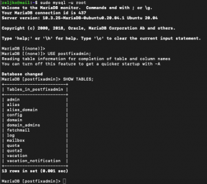 Manage your Linux/Ubuntu email server from web interface - PostfixAdmin | IT Blog