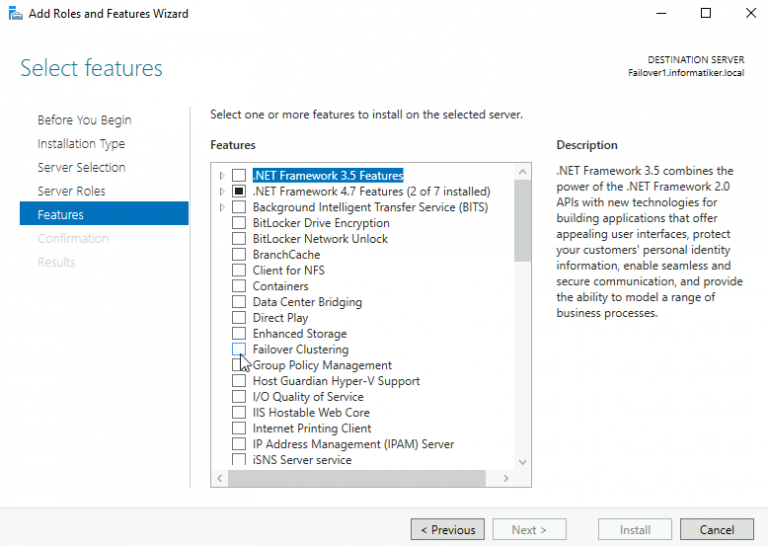 Create Failover Cluster in Windows Server 2019 | IT Blog