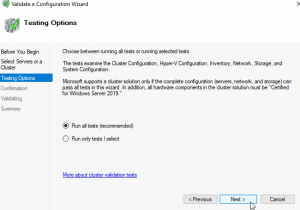 Create Failover Cluster in Windows Server 2019 | IT Blog