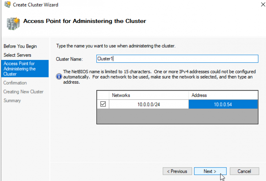 Create Failover Cluster in Windows Server 2019 | IT Blog