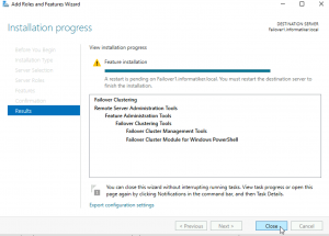 Create Failover Cluster in Windows Server 2019 | IT Blog