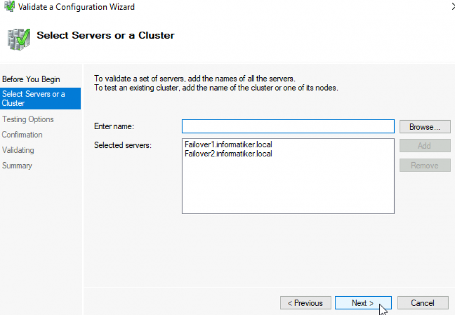 Create Failover Cluster in Windows Server 2019 | IT Blog