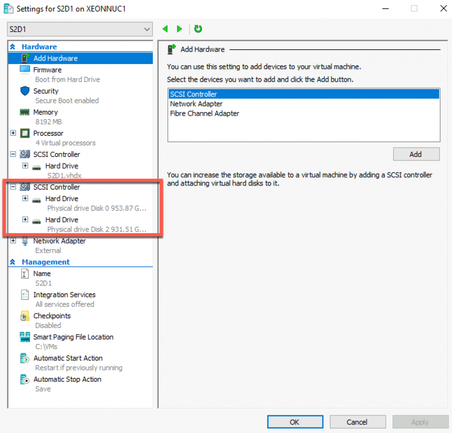 How to attach physical disk to VM inside Hyper-V | IT Blog
