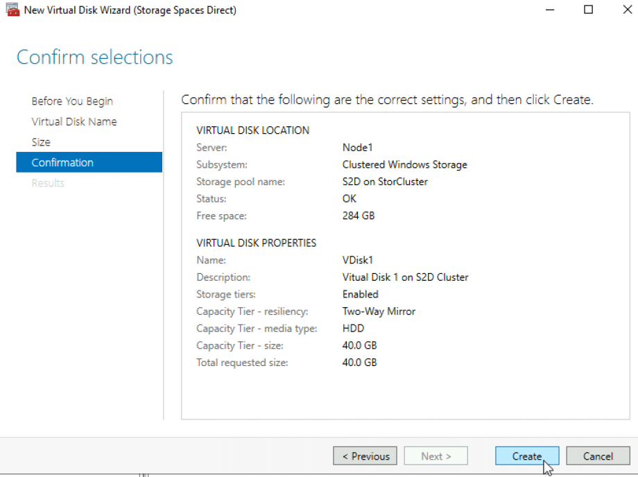 Create two node Storage Spaces Direct (S2D) in Hyper-V | IT Blog