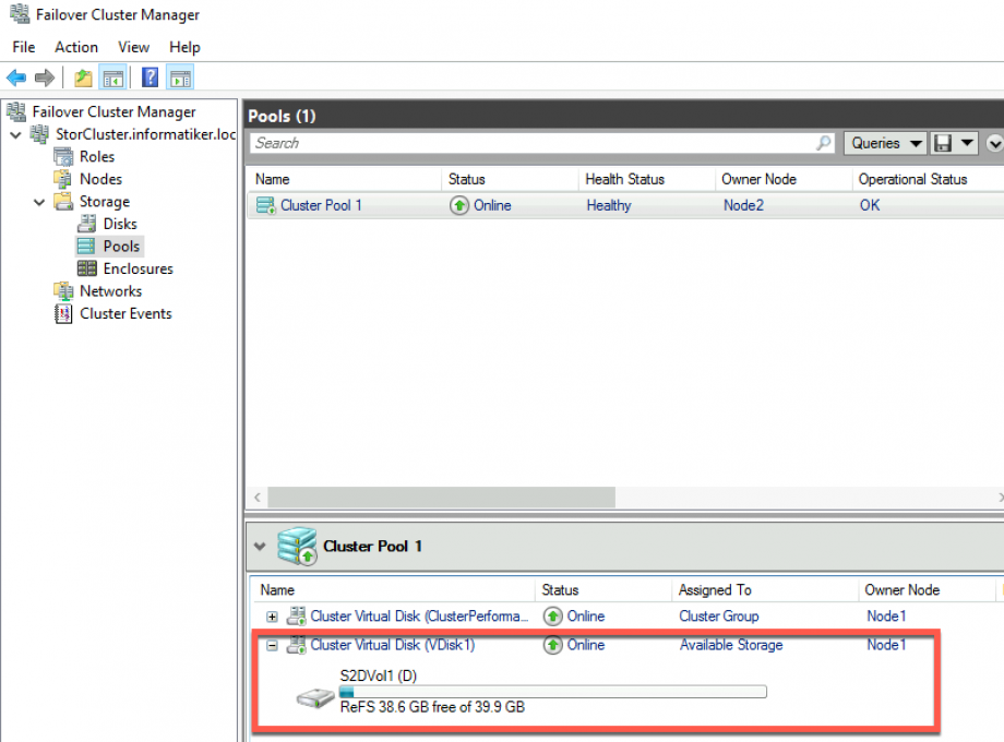 Create two node Storage Spaces Direct (S2D) in Hyper-V | IT Blog