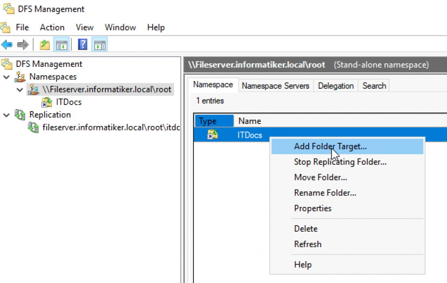 Add a new node to File Share Cluster (DFS) on Windows Server | IT Blog