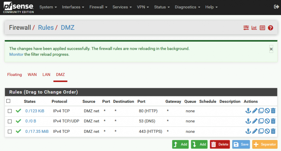 How to setup DMZ on pFSense | IT Blog