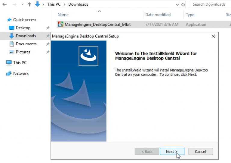 Centralized Desktop Management – How to install ManageEngine Desktop ...